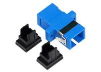 China SM Single Mode SC UPC SX Fiber Optic Adapters Simplex  APC To UPC for sale