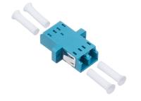 China SM LC UPC Duplex Fiber Optic Adapter Optik With Flange Metal Clips for sale