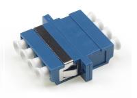 China Quad Fiber Optic Adapters CATV Lc To Lc Coupler Fiber Connection for sale