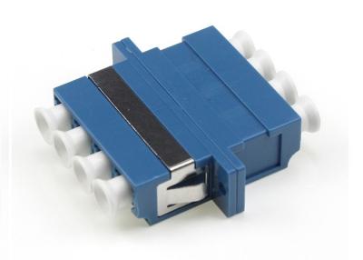 China Quad Fiber Optic Adapters CATV Lc To Lc Coupler Fiber Connection for sale