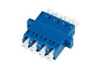 China Quad Fiber Optic Adapters CATV Lc To Lc Coupler Fiber Connection for sale