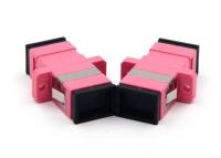 China OM4 Fiber Optic Adapters Sc To Lc Converter Fiber Connection for sale