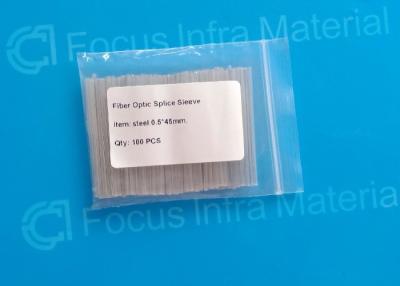 China Dia 1.4mm 45mm Fiber Optic Protection Sleeve 250um Cable Protection for sale