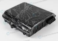 China Black Cable Outdoor Fiber Optic Distribution Box 8 Cores 220*200*50mm for sale