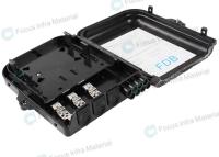 China Black Cable Outdoor Fiber Optic Distribution Box 8 Cores 220*200*50mm for sale