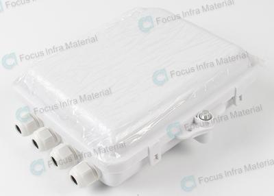 China PLC Fiber Splicing Waterproof Distribution Box 0.8kg 500N for sale