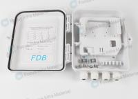 China PLC Fiber Splicing Waterproof Distribution Box 0.8kg 500N for sale