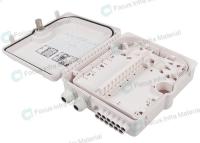 China 12 Port ABS Fiber Optic Termination Box FTTH Distribution Terminal Box for sale