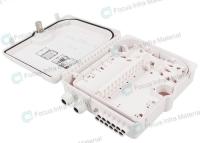 China ABS Plastic Outdoor FTTH Splitter Distribution Box 12 Ports for sale
