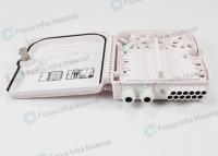 China ABS Plastic Outdoor FTTH Splitter Distribution Box 12 Ports for sale