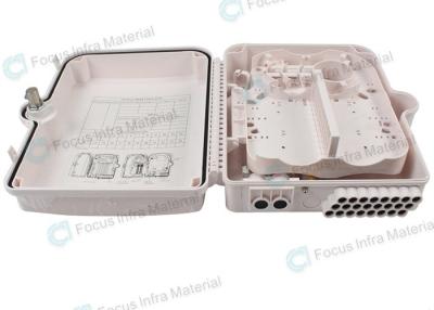 China ABS Aerial Fiber Optic Distribution Box 24 Cores Pole Mounted for sale
