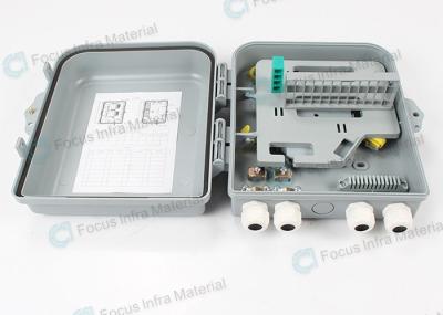 China FOCC F 022 Outdoor Splitter Distribution Box 24 Cores 280*245*110mm for sale