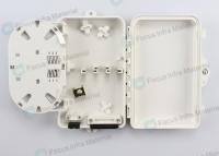 China 6 Core Wall Mount FTTH Fiber Optic Termination Box Indoor Outdoor for sale