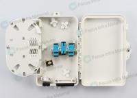 China 6 Core Wall Mount FTTH Fiber Optic Termination Box Indoor Outdoor for sale