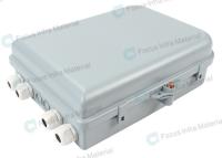 China Focus Infra ABS Outdoor Fiber Distribution Box 16 Port 1pcs 1X16 LGX for sale