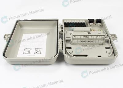 China 16 Core Wall Mounted Fiber Optic Distribution Box 300*260*100mm for sale