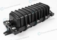 China PC 144 Core Fiber Optic Splicing Closure Box 2 Inlets 2 Outlets for sale