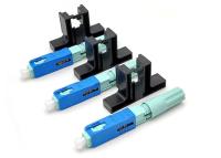 China SC UPC 58MM FTTH Fiber Optic Fast Connectors Single Mode 30N for sale
