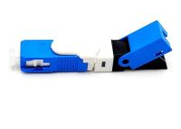 China Blue FTTH SC UPC Fiber Optic Fast Connectors 0.2dB For Network for sale