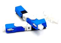 China Blue FTTH SC UPC Fiber Optic Fast Connectors 0.2dB For Network for sale