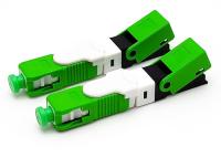 China LSZH Fiber Optic Fast Connectors Data Center SC APC Quick Connector for sale