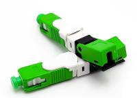 China LSZH Fiber Optic Fast Connectors Data Center SC APC Quick Connector for sale