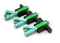 China Single Mode SC APC Fiber Optic Fast Connectors  0.9mm 2mm 3mm for sale