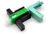 China Single Mode SC APC Fiber Optic Fast Connectors  0.9mm 2mm 3mm for sale