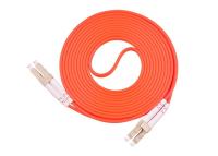 China LC UPC Multimode Duplex Fiber Optic Patch Cords RoHS ISO9001 for sale