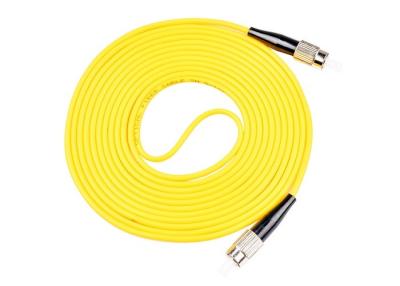 China FC UPC 3mm Fiber Optic Jumper Cable Simplex Mode FTTH System Connections for sale