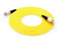 China FC UPC 3mm Fiber Optic Jumper Cable Simplex Mode FTTH System Connections for sale