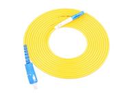 China PVC G657 Fiber Optic Patch Cords Yellow ST To LC Fiber Jumper for sale