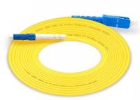 China PVC G657 Fiber Optic Patch Cords Yellow ST To LC Fiber Jumper for sale
