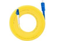 China PVC G657 Fiber Optic Patch Cords Yellow ST To LC Fiber Jumper for sale