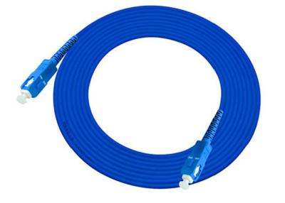 China Patchcord Armored 10m Patch Cable G652D SC UPC Patch Cord for sale