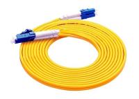 China Orange FTTH LC To LC Fiber Jumper Cable Duplex 0.9mm 2mm 3mm for sale