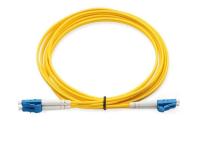 China Orange FTTH LC To LC Fiber Jumper Cable Duplex 0.9mm 2mm 3mm for sale