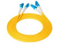 China Orange FTTH LC To LC Fiber Jumper Cable Duplex 0.9mm 2mm 3mm for sale