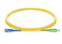 China FTTH Fiber Optic Patch Cords Simplex LSZH 3mm Fiber Jumper Cables for sale