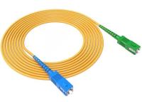 China FTTH Fiber Optic Patch Cords Simplex LSZH 3mm Fiber Jumper Cables for sale
