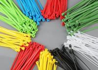 China 3*200mm Zip Cable Ties Nylon 66 Plastic Cable Tie Self Locking for sale