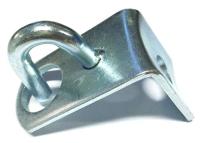 China Fiber Optic FTTH Accessories Right Angle Metal Cable Clamp OEM for sale