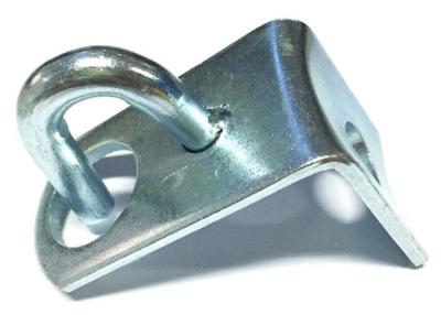 China Fiber Optic FTTH Accessories Right Angle Metal Cable Clamp OEM for sale