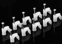 China Fiber To The Home Project FTTH Accessories Circle Nail Clip Construction Accessories for sale