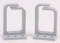 China L Type ABS Materials FTTH Fiber Cabling Accessories Rack Cable Management Ring for sale