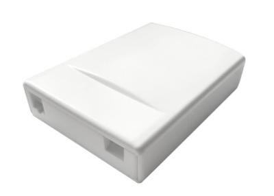 China ABS SC LC Fiber Optic Termination Box 120mm Fiber Optic Face Plate for sale