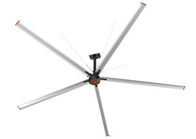China 24FT Overhead HVLS Industrial Fans With 2MM Thickness Blade Energy Saving for sale