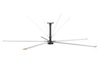 China IP65 Wide Speed Range Hvls Ceiling Fans with Compact Design For Logistics Warehouses for sale