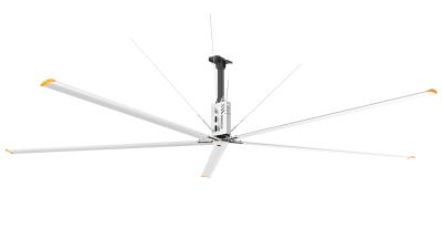 China 7.3m Gearbox Type Big Warehouse Ceiling Fans Powerful Cooling For Large Areas for sale