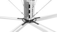 China Anti Fall Device 6m 20 Ft High Volume Industrial Ceiling Fans Energy Saving for sale